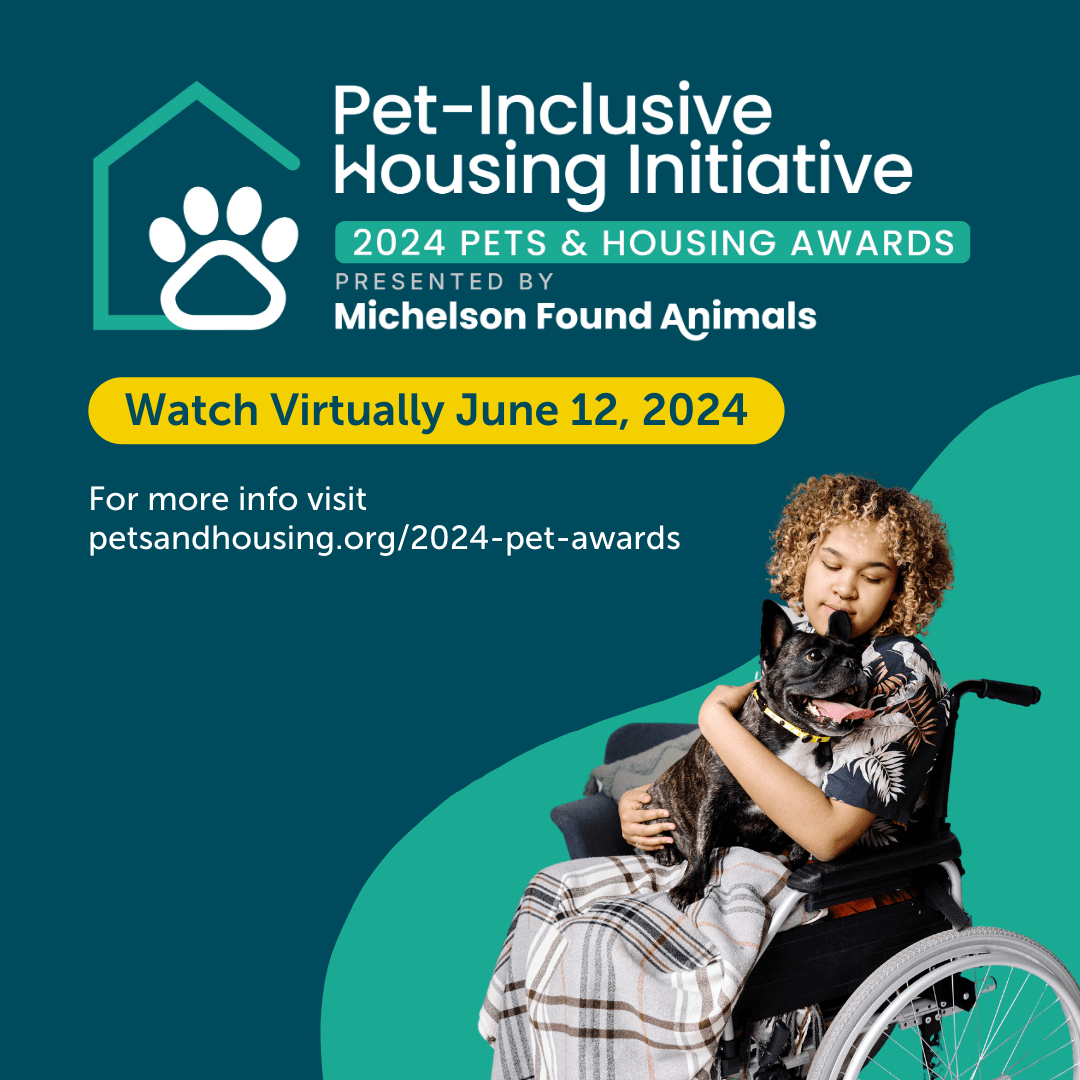The 2024 Pets & Housing Awards Presented by MFA